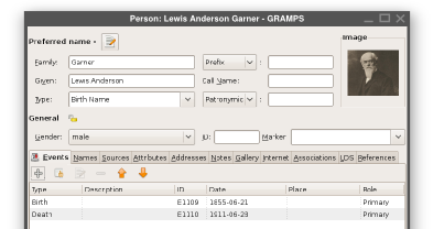 Gramps : un logiciel de généalogie gratuit et complet - Genea-Logiques